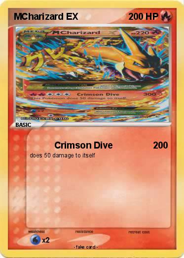 Pokémon MCharizard EX 29 29 - Crimson Dive - My Pokemon Card