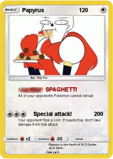 Pokémon Papyrus 567 567 - SPAGHETTI - My Pokemon Card