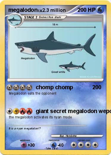 Pokémon megalodon 228 228 - chomp chomp - My Pokemon Card