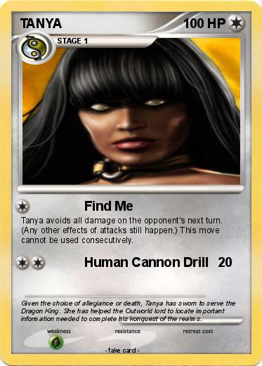 Pokémon TANYA 11 11 - Find Me - My Pokemon Card