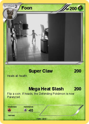 Pokémon Foon 1 1 - Super Claw - My Pokemon Card