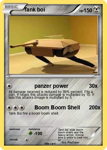 Pokémon Tank boi 4 4 - panzer power - My Pokemon Card