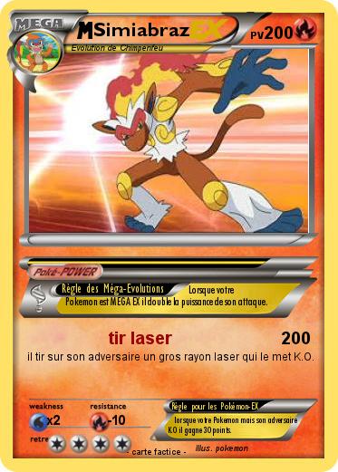 Pokémon Simiabraz 847 847 - tir laser - Ma carte Pokémon