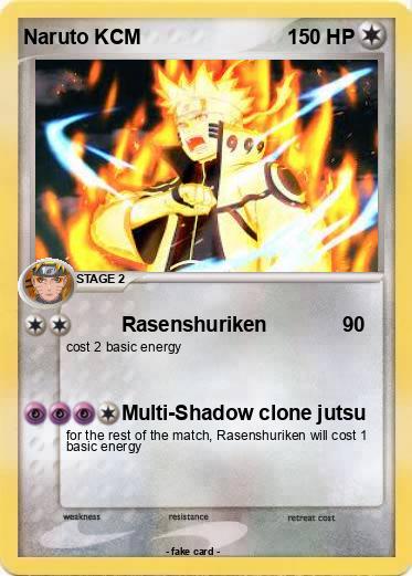 Pokémon Naruto KCM 11 11 - Rasenshuriken - My Pokemon Card