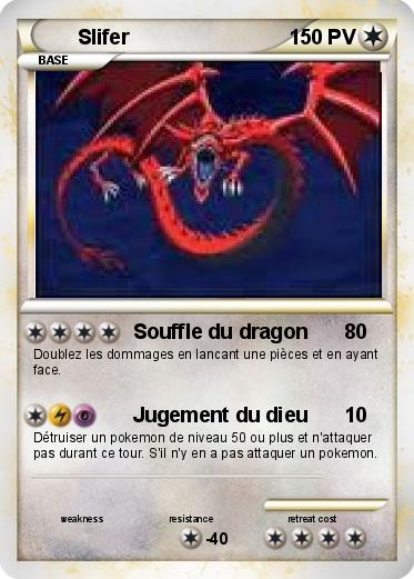 Pokémon Slifer 80 80 - Souffle du dragon - Ma carte Pokémon