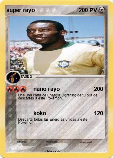Pokémon super rayo 1 1 - nano rayo - Mi carta pokémon