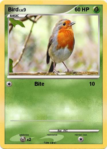 Pokémon Bird 323 323 - Bite - My Pokemon Card