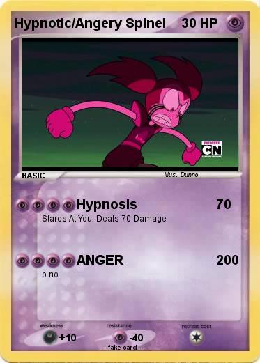 Pokémon Hypnotic Angery Spinel - Hypnosis - My Pokemon Card
