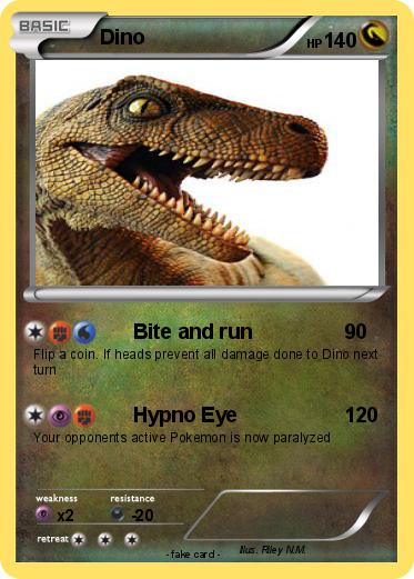 Pokémon Dino 904 904 - Bite and run - My Pokemon Card