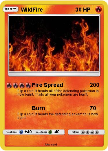 Pokémon WildFire 39 39 - Fire Spread - My Pokemon Card