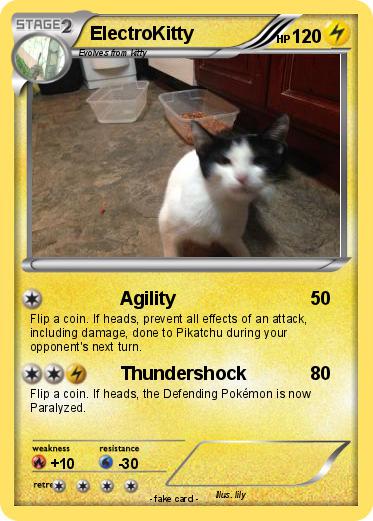 Pokémon ElectroKitty 1 1 - Agility - My Pokemon Card