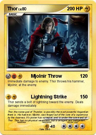 Pokémon Thor 321 321 - Mjolnir Throw - My Pokemon Card