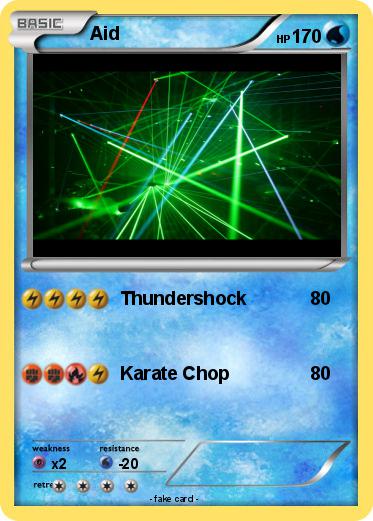Pokémon Aid 2 2 - Thundershock - My Pokemon Card