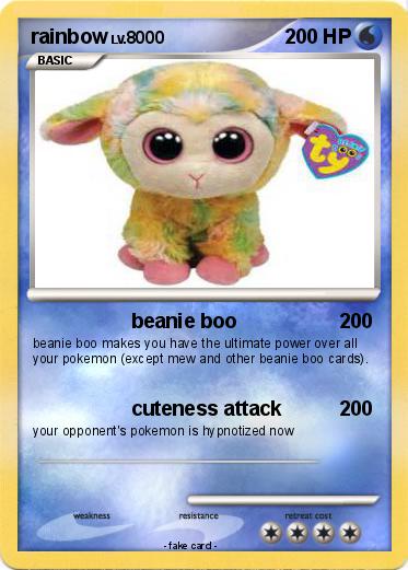 Pokémon rainbow 3077 3077 - beanie boo - My Pokemon Card