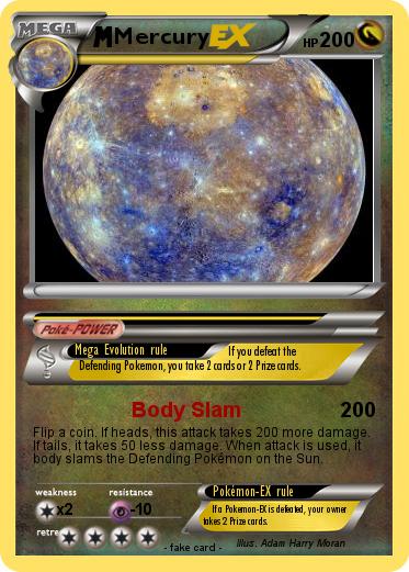 Pokémon Mercury 128 128 - Body Slam - My Pokemon Card