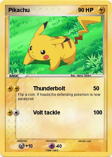 Pokémon Pikachu 9364 9364 - Thunderbolt - My Pokemon Card