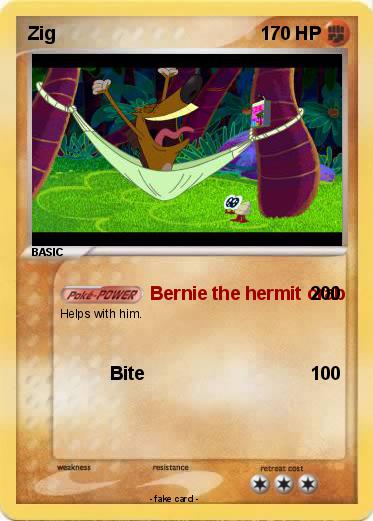 Pokémon Zig 25 25 - Bernie the hermit crab - My Pokemon Card