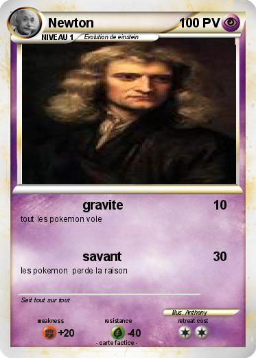 Pokémon Newton 13 13 - gravite - Ma carte Pokémon