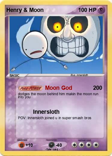 Pokémon Henry Moon - Moon God - My Pokemon Card