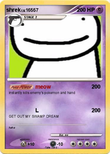 Pokémon shrek 1951 1951 - meow - My Pokemon Card