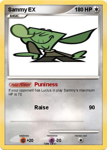 Pokémon Sammy EX - Puniness - My Pokemon Card