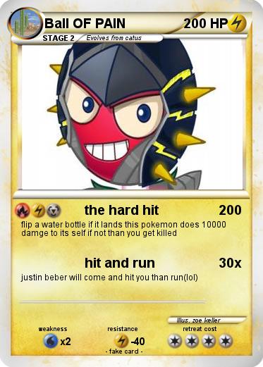 Pokémon Ball OF PAIN - the hard hit - My Pokemon Card