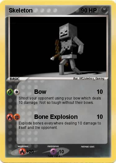 Pokémon Skeleton 559 559 - Bow - My Pokemon Card