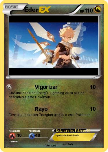 Pokémon Eder 8 8 - Vigorizar - Mi carta pokémon