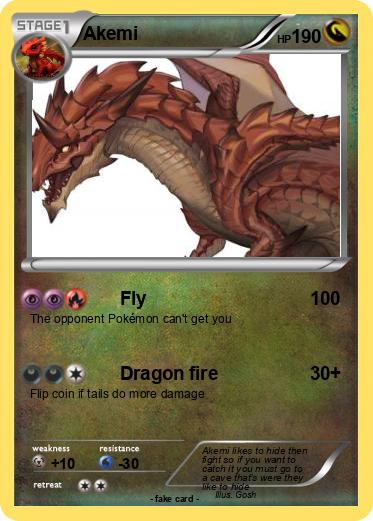 Pokémon Akemi 7 7 - Fly - My Pokemon Card