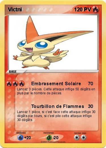 Pokémon Victni - Embrasement Solaire - Ma carte Pokémon