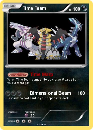 Pokémon Time Team - Time Warp - My Pokemon Card