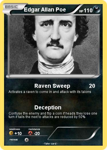 Pokémon Edgar Allan Poe 5 5 - Raven Sweep - My Pokemon Card