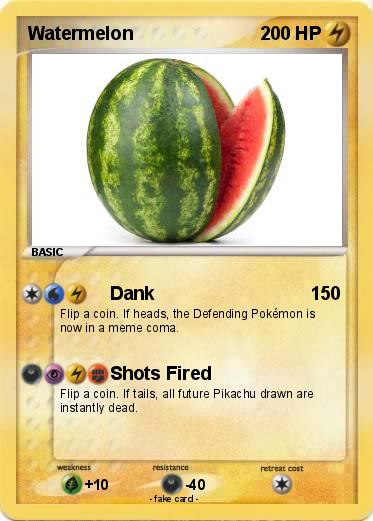 Pokémon Watermelon 126 126 - Dank - My Pokemon Card