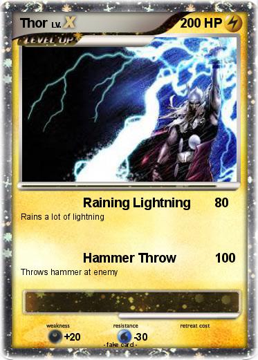 Pokémon Thor 692 692 - Raining Lightning - My Pokemon Card