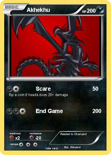 Pokémon Akhekhu - Scare - My Pokemon Card