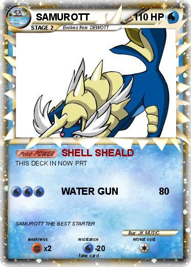 Pokémon SAMUROTT 145 145 - SHELL SHEALD - My Pokemon Card
