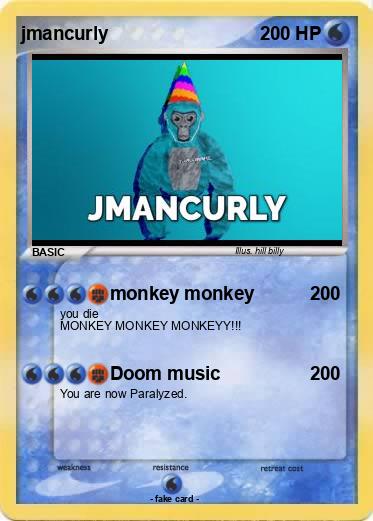 Pokémon jmancurly 54 54 - monkey monkey - My Pokemon Card