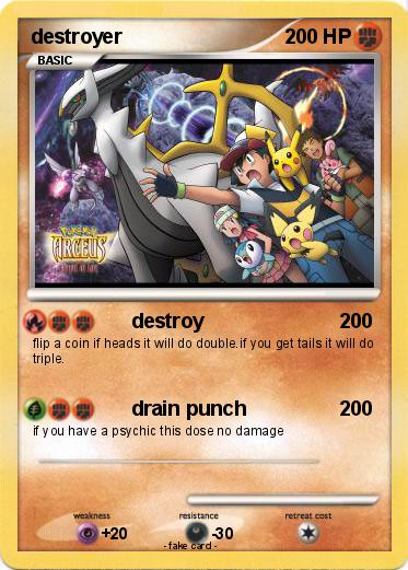 Pokémon destroyer 653 653 - destroy - My Pokemon Card