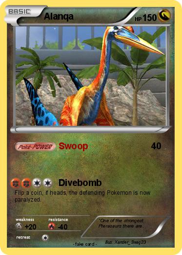 Pokémon Alanqa - Swoop - My Pokemon Card