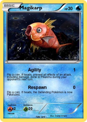 Pokémon Magikarp 1916 1916 - Agility 1 - My Pokemon Card