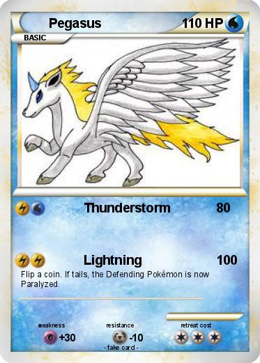 Pokémon Pegasus 726 726 - Thunderstorm - My Pokemon Card