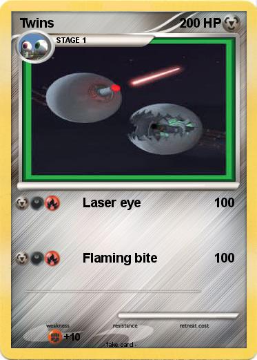 Pokémon Twins 77 77 - Laser eye - My Pokemon Card