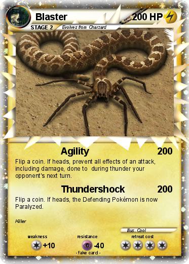 Pokémon Blaster 200 200 - Agility - My Pokemon Card