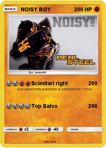Pokémon NOISY BOY 77 77 - Scimitari right - My Pokemon Card