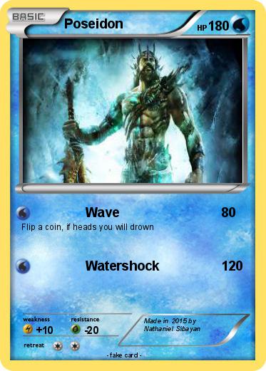 Pokémon Poseidon 590 590 - Wave - My Pokemon Card