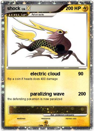 Pokémon shock 148 148 - electric cloud - My Pokemon Card