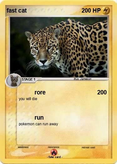 Pokémon fast cat 2 2 - rore - My Pokemon Card