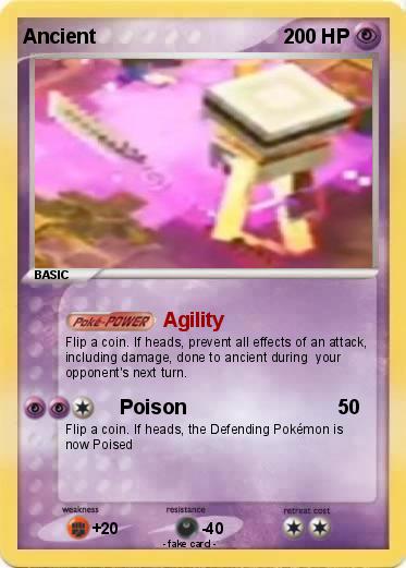 Pokémon Ancient 604 604 - Agility - My Pokemon Card