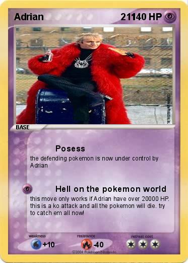Pokémon Adrian 211 211 - Posess - My Pokemon Card