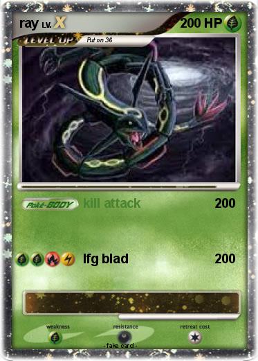 Pokémon ray 673 673 - kill attack - My Pokemon Card